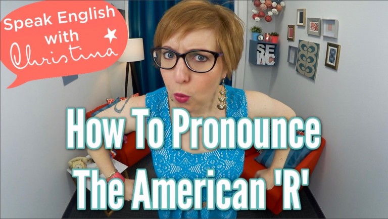 How to pronounce the American R - Speak English with Christina